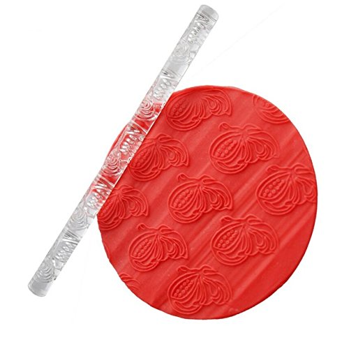 Top selling sale Gift Fondant Embossed Rolling Pin Gum Embossing Sugar ...