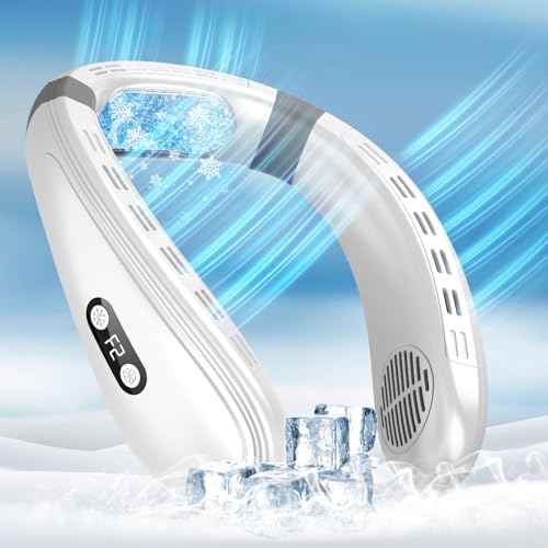 Amazon.com: HomePlus Neck Fan, 3 Speeds Portable Neck Fan with Cooling ...