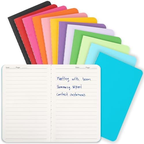 Amazon.com : Lzerking Small Lined Notebooks Bulk 60 Packs Mini Journal ...