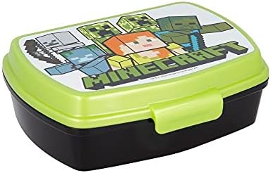Minecraft Lunch Box Set for Boys | Kids Creeper Face School Lunch Bag ...
