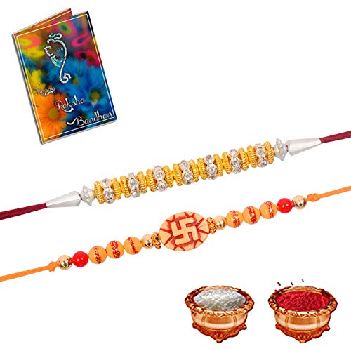 SINJARA® Pack Of 2 Attractive Dora Rakhi Big Family With Roli Chawal ...
