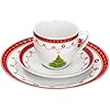 MamboCat Weihnachtstraum 18tlg Kaffeeservice I Porzellan-Kaffeeset für 6 Personen mit ...