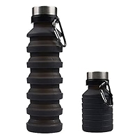 Nefeeko Collapsible Water Bottle, Reuseable BPA Free Silicone Foldable ...