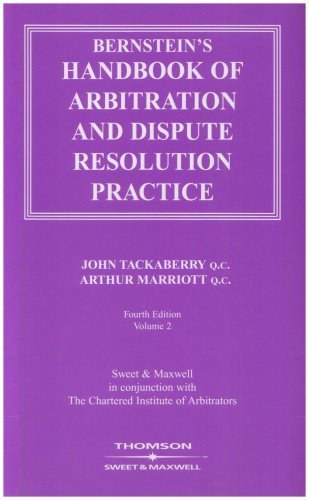 Bernstein's Handbook of Arbitration and Dispute Resolution Practice by ...