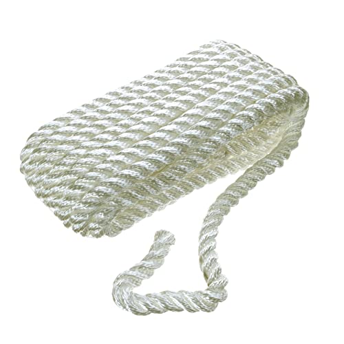 Snapklik.com : Seachoice 42611 Dock Rope For Boating - 3-Strand Twisted ...