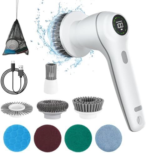 Amazon.com: Horsepower Scrubber AS-SEEN-ON-TV Waterproof Rechargeable ...