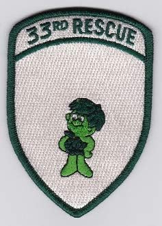 PATCHMANIA USAF Patch Rescue 33 RQS Squadron CSAR Baby Jolly Green ...