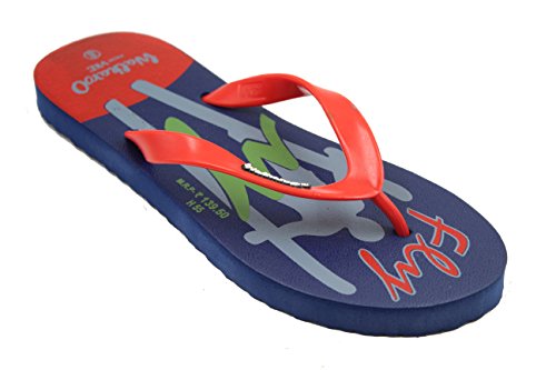 Buy Vkc Walkaroo Men's Blue Flip-Flops - 12 UK at Amazon.in