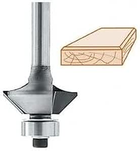 Makita 733128-3A Router Bit, 15 Degree Bevel Trim, 2 Flute, 1/4-Inch SH ...