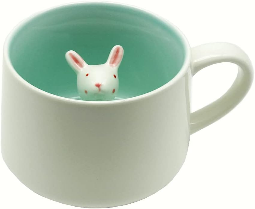 Amazon.com | NOSCOMP 3D Animal Cup Coffee Mug Comes With A Cute Inside ...