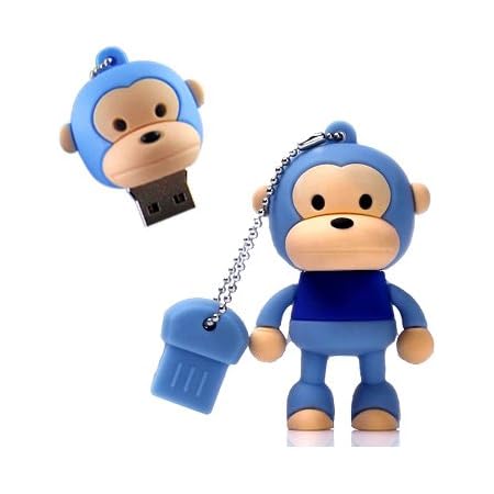 16GB Novelty Cartoon Cute Pink Monkey USB Flash Key Pen Drive Memory ...
