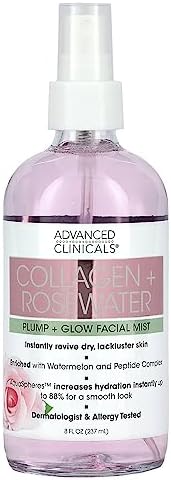 Amazon.com : Advanced Clinicals Vitamin C Glow Facial Mist Toner for ...