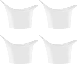 Tabanzhe 4 Piece Eye Wash Cups - 8ml Reusable Silicone Eye Bath Cups ...