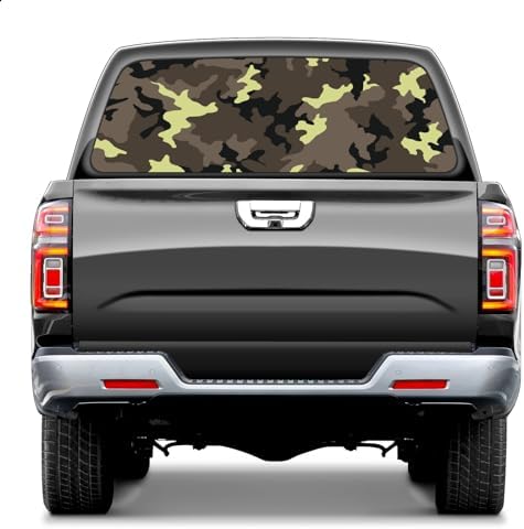 Amazon.com - Camouflage Army Rear Window Graphic Decals for Trucks ...