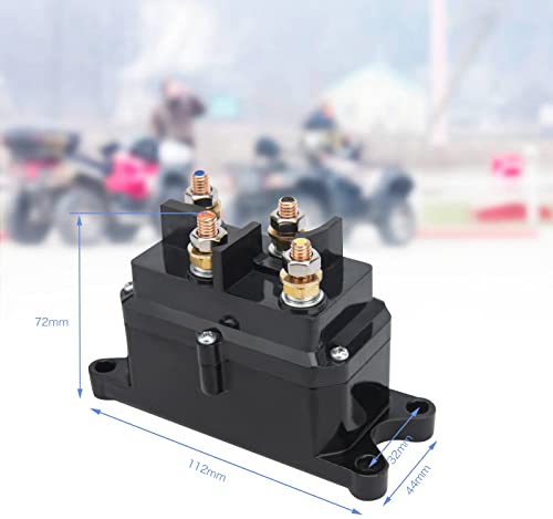 NOTETOUPT Winch Solenoid 12V Winch Solenoid Relay Contactor for ATV UTV ...