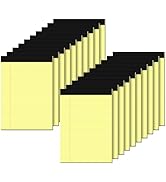 Amazon.com : 2 Pack Yellow Legal Pads 8.5x11 Yellow Notepads 30 Sheets ...