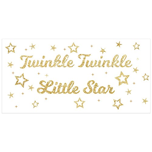 Amazon.com: Twinkle Twinkle Little Star Banner Party Backdrop : Home ...