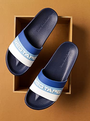 RedTape Men Blue Sliders: Buy Online at Low Prices in India - Amazon.in