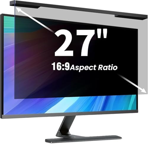 Amazon.com: Hanging 27 Inch Computer Privacy Screen Filter, Hanging ...