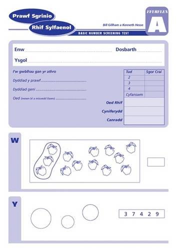 Prawf Sgrinio Rhif Sylfaenol (Basic Number Screening Test-Welsh Edition ...