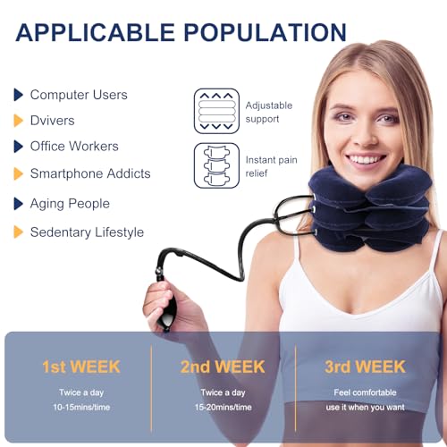 Snapklik.com : Cervical Neck Traction Device, Neck Stretcher For ...