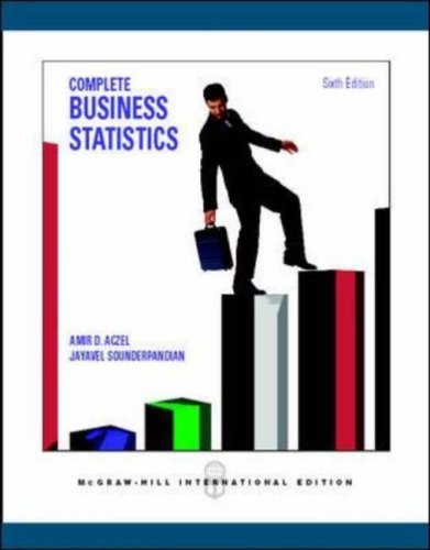 Complete Business Statistics by Amir D. Aczel (2005-04-01): Amir D ...