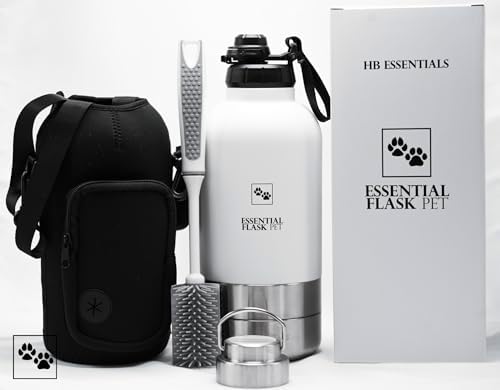Pet Supplies : Essential Flask Pet 64 oz - 3 in1, Portable Dog Water ...