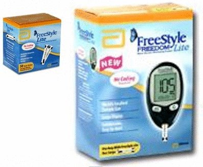 Amazon.com: Abbott FreeStyle Freedom Lite Meter Kit and 50 Test Strips ...