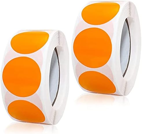 Coloured Dot Stickers Round Color Coding Dot Labels 1 Inch 25mm Self ...