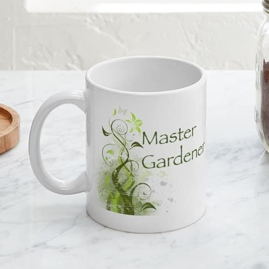 CafePress Master Gardener – Taza moderna de cerámica para café, taza de ...