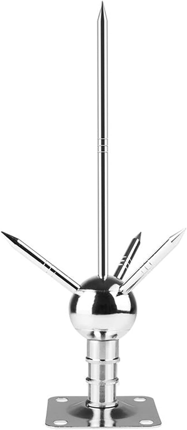 Lightning Rod Kit for Roof, 37CM Three-Pole Brass Detachable Copper ...