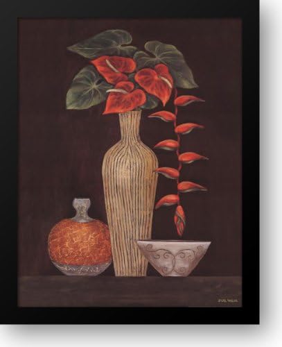 Amazon.com: Red Anthuriums 26x32 Framed Art Print by Misa, Eva: Artwork ...
