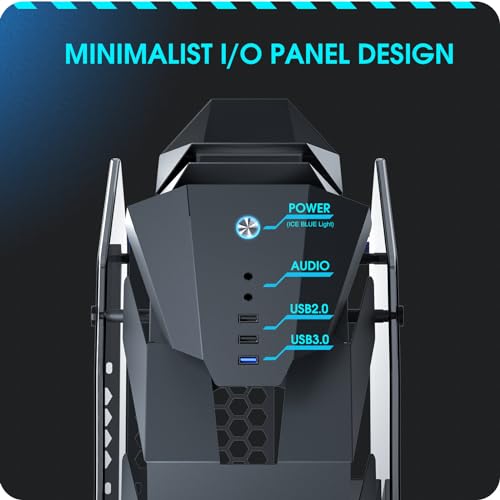 Snapklik.com : Vetroo K1 Pangolin Mid-Tower ATX PC Gaming Case, Dual ...