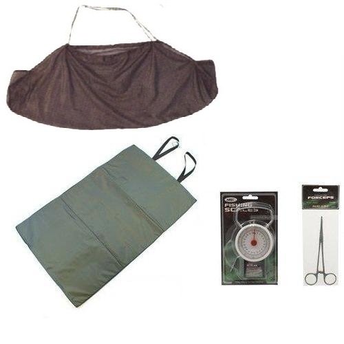 Fishing Mat FOLDING FISHING LANDING NET WITH HANDLE COMBO + MAT SLING ...
