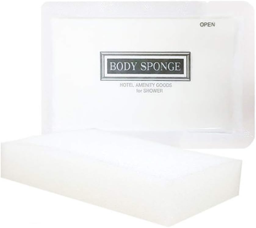 Amazon.com : Travel Disposable Single use Sponge Shower Bathing Body ...