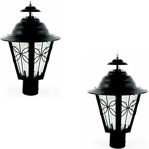 Galaxy Gate,Pole,Pillar,Garden Light Pack of 2 : Amazon.in: Home & Kitchen
