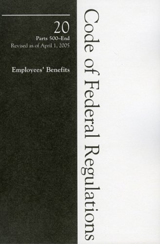 2005 20 CFR 500-END (Employment & Training Admin): Rowman & Littlefield ...