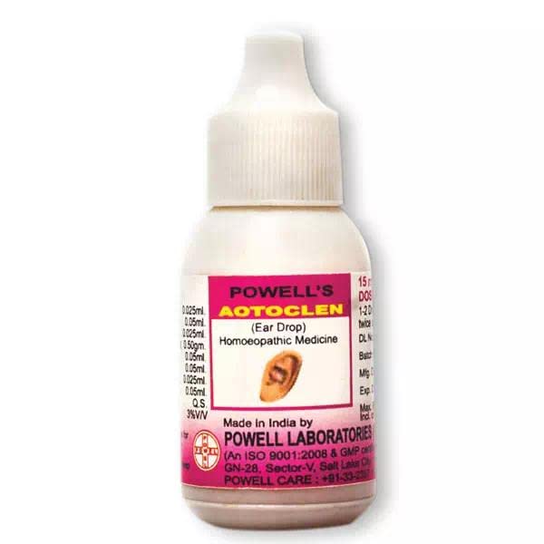 Buy AOTOCLEN EAR DROPS 15 ML POWELL (pack of 2) Online at Low Prices in ...