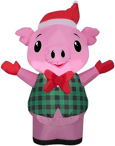 Amazon.com: Gemmy 3.5' Airblown Inflatable Halloween Peppa Pig : Patio ...