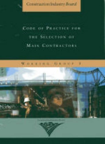 Code of Practice for the Selection of Main Contractors: Construction ...
