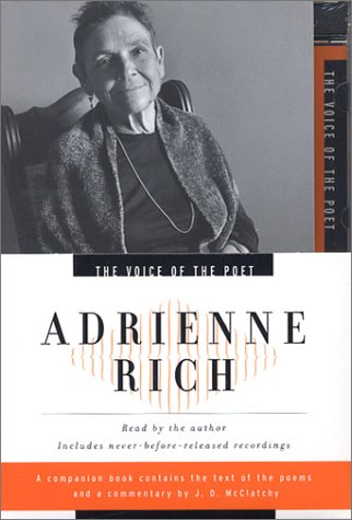 Adrienne Rich (Voice of the Poet): Amazon.co.uk: Rich, Adrienne Cecile ...
