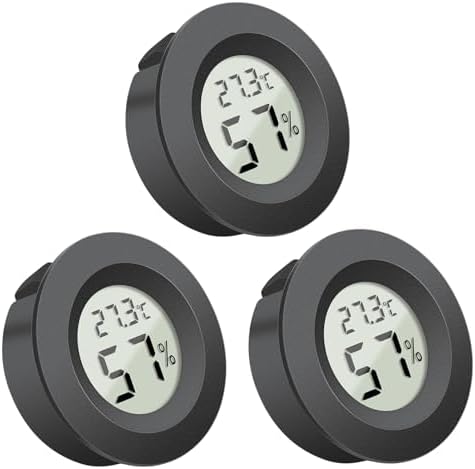 Quality Importers Hygroset II Round Digital Hygrometer for Humidors ...