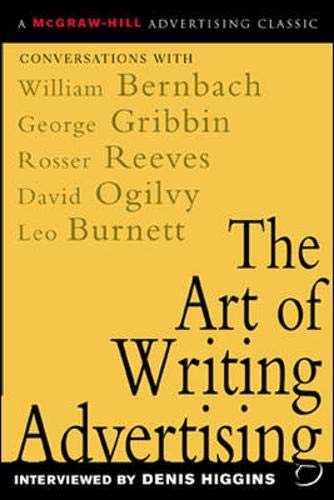 Amazon.com: The Art of Writing Advertising : Conversations with Masters ...
