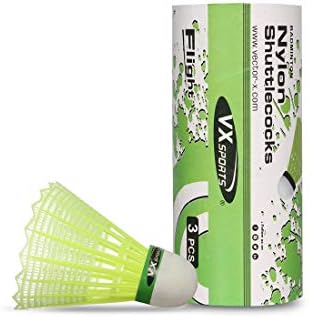 Vector X Flight Nylon Shuttle Cock, Green : Amazon.in: Sports, Fitness ...