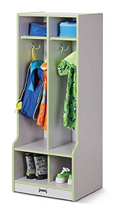 Amazon.com: Jonti-Craft Rainbow Accents 4682JCWW130 2 Section Coat ...