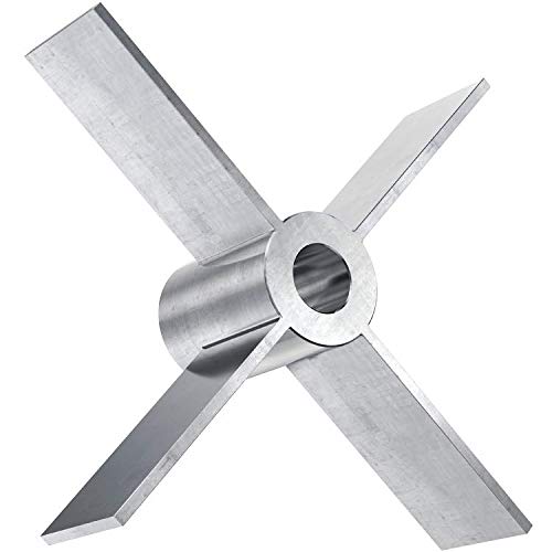 Radial Flow Turbine, 4" Diameter, 1" Bore - Mixer Direct: Industrial ...