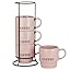 Amazon.com | Signature Housewares Stackable Coffee Mug Tower Set with ...