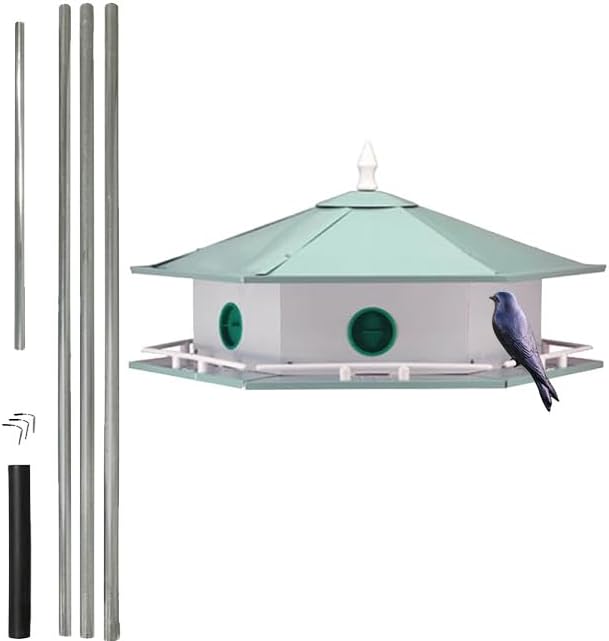 Amazon.com: Heath 6-Room Deluxe Purple Martin House Kit by Prime ...