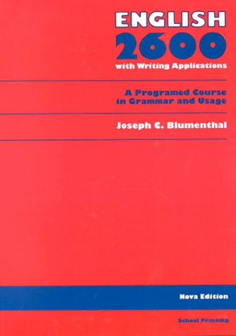 English 2600: Blumenthal, Joseph C.: 9780153139819: Amazon.com: Books