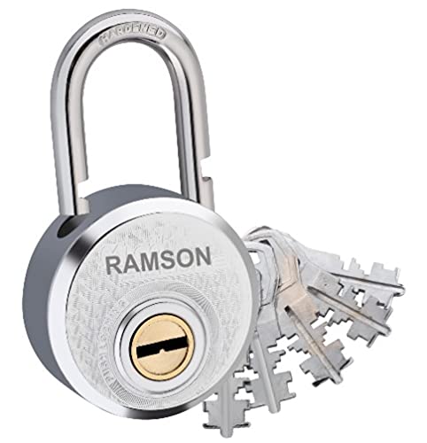 Buy Ramson Thunder Auto Push Lock with 4 Keys, Hardened Shackle Multipurpose Lock (Unit-2 ...